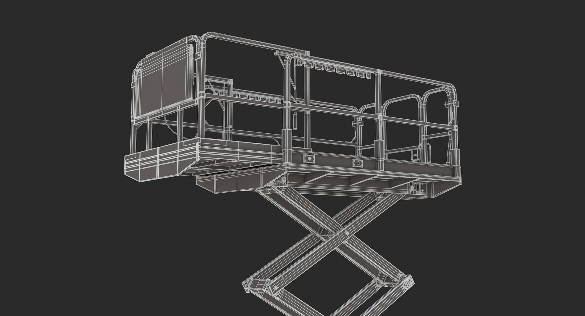 3D jlg lift engine model - TurboSquid 1385107