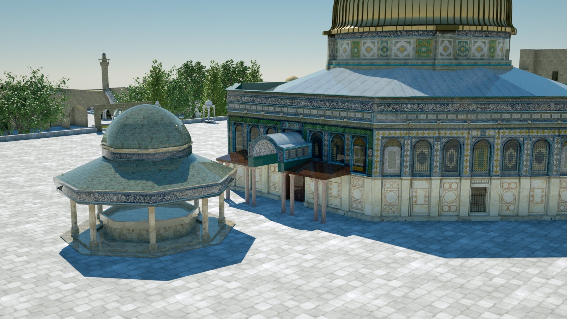 Al-Aqsa Mosque 3D Model - TurboSquid 2125813