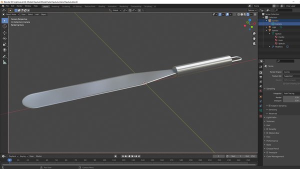 3D model spatula - TurboSquid 1695539