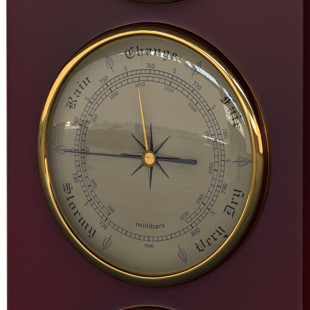3d Model Barometer 2