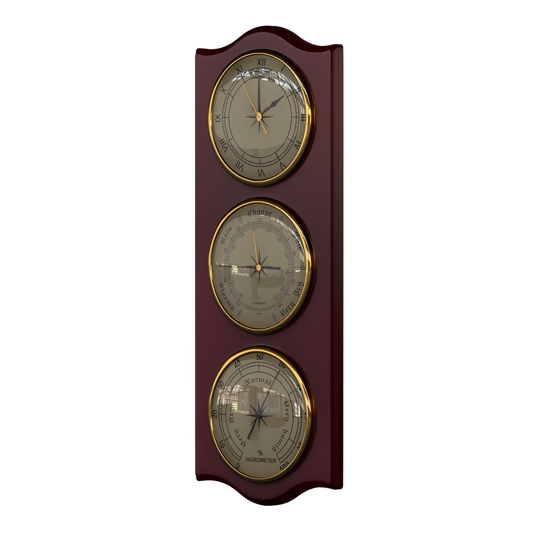 3d Model Barometer 2