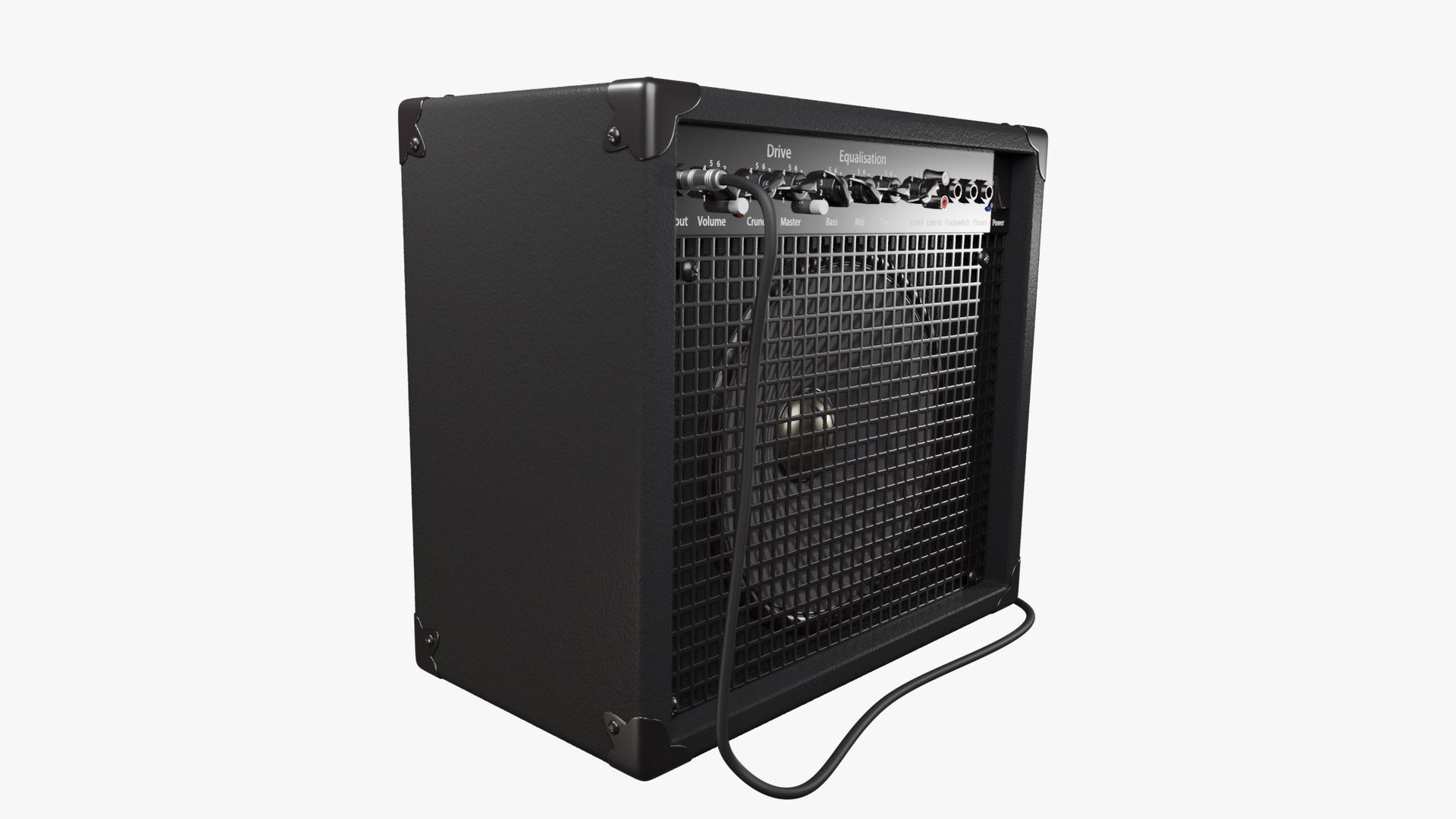 Guitar AMP Amplifier 3D Model - TurboSquid 2177259