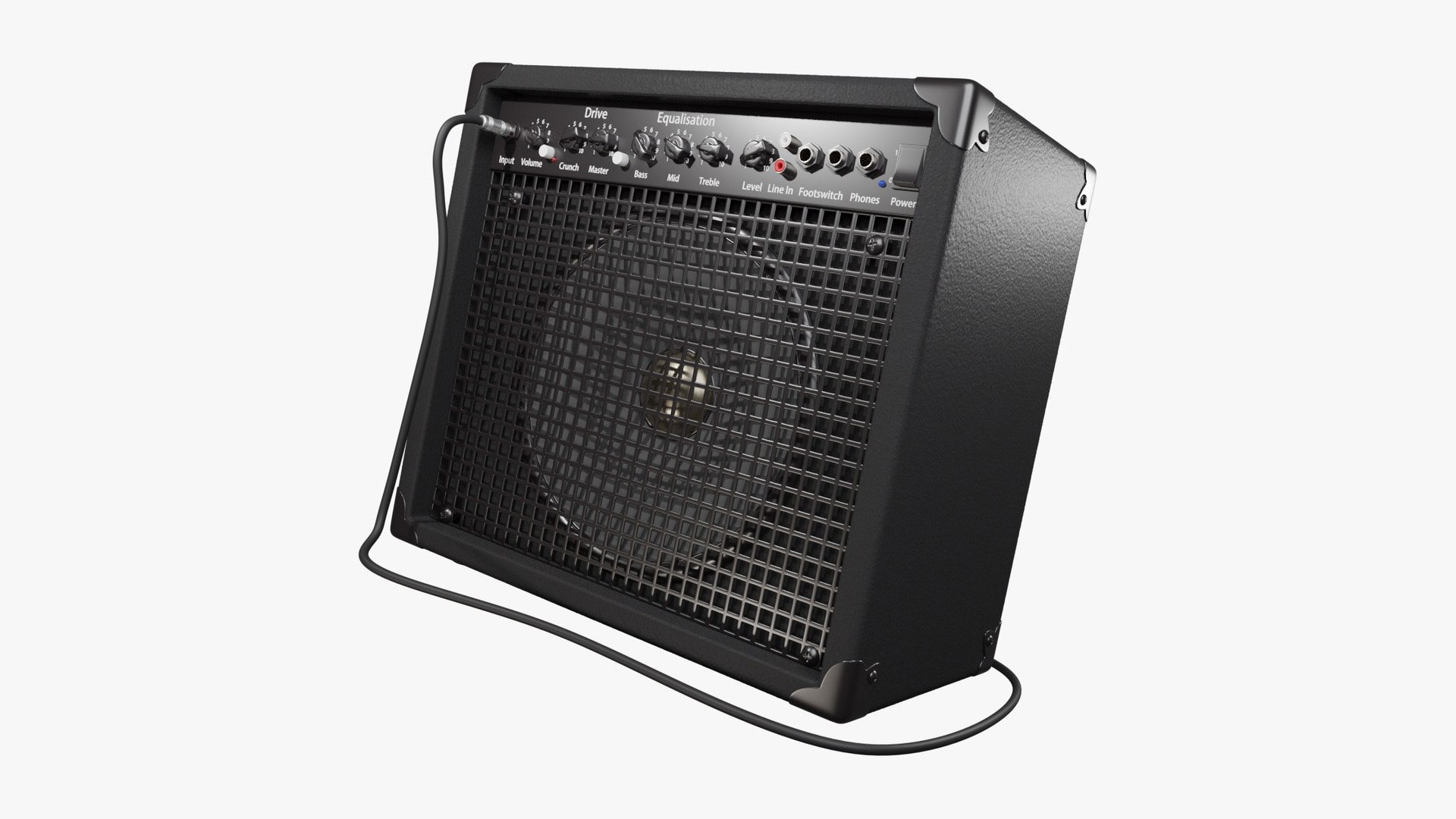 Guitar AMP Amplifier 3D Model - TurboSquid 2177259