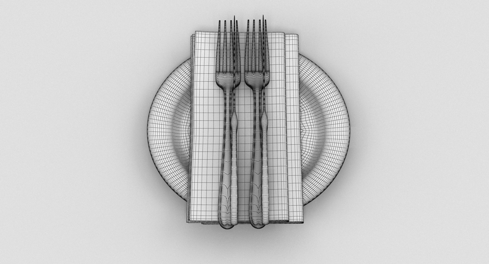 Cutlery Set 3D Model - TurboSquid 1271756