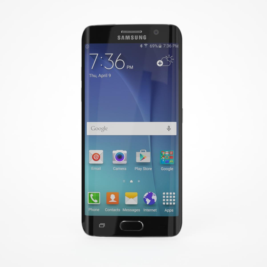 3d Samsung Galaxy S6 Edge Model
