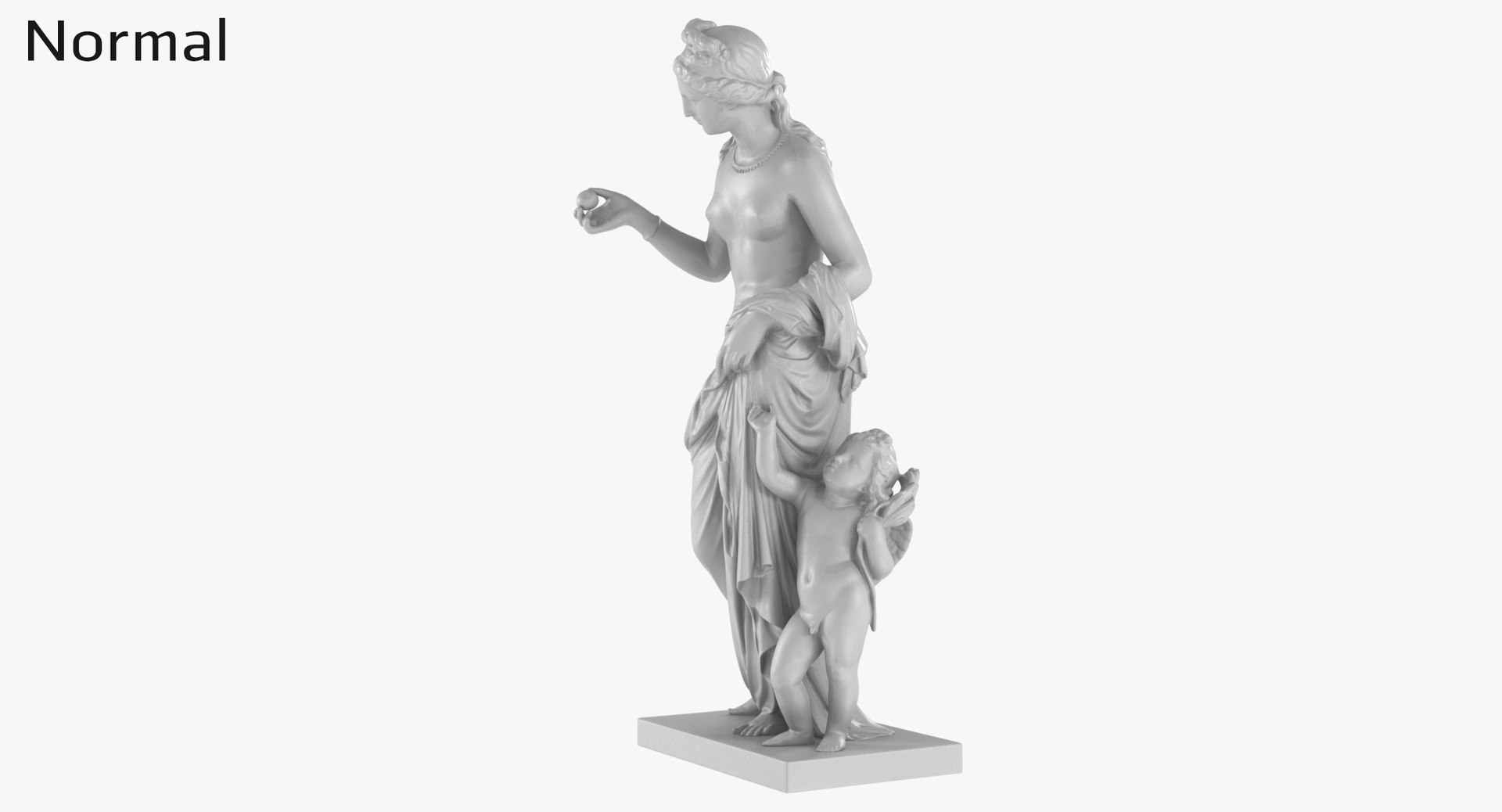 Venus with Apple and Cupid 3D - TurboSquid 1791550