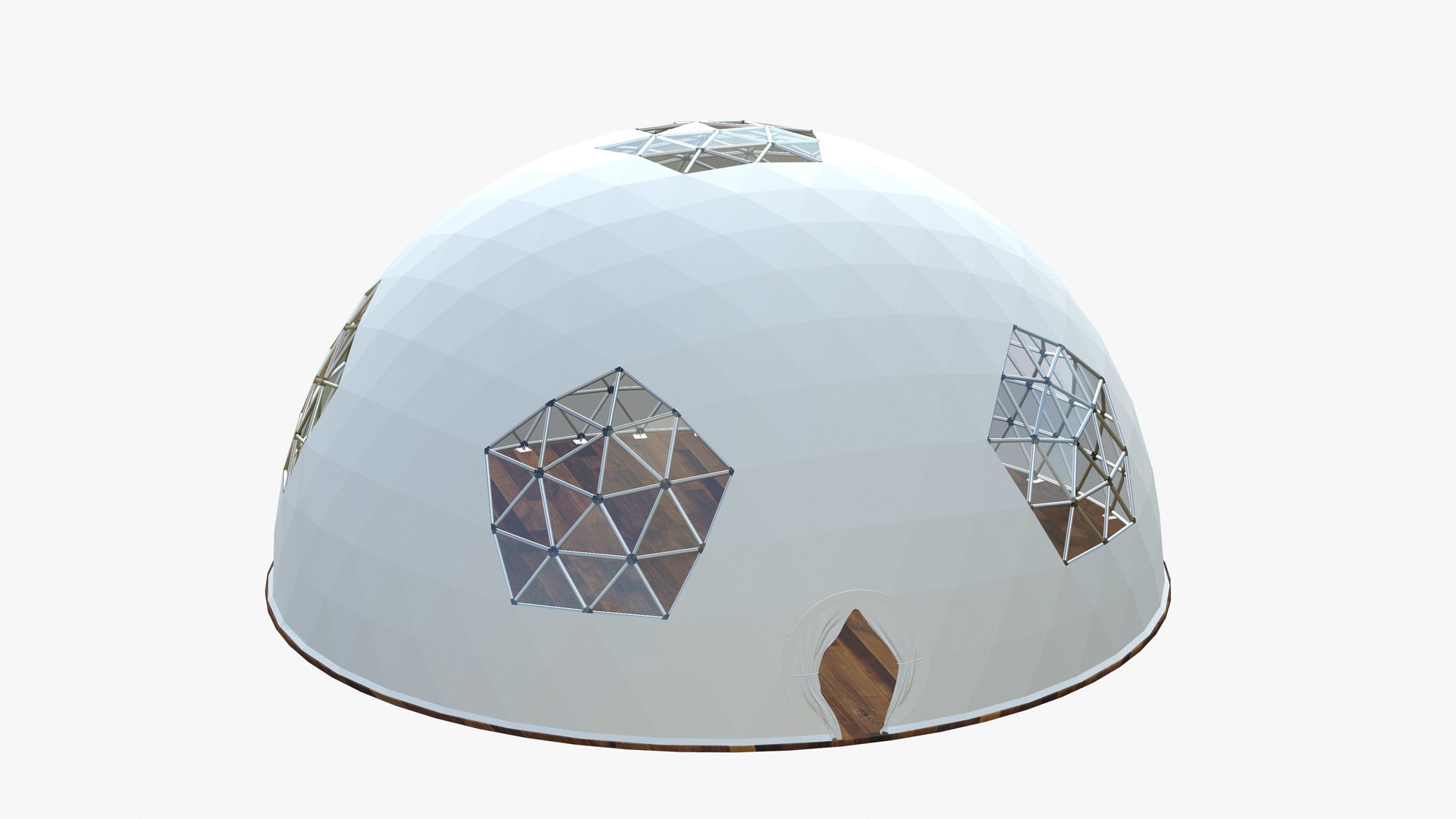 3D Geodesic Dome Tent Camping - TurboSquid 1898812
