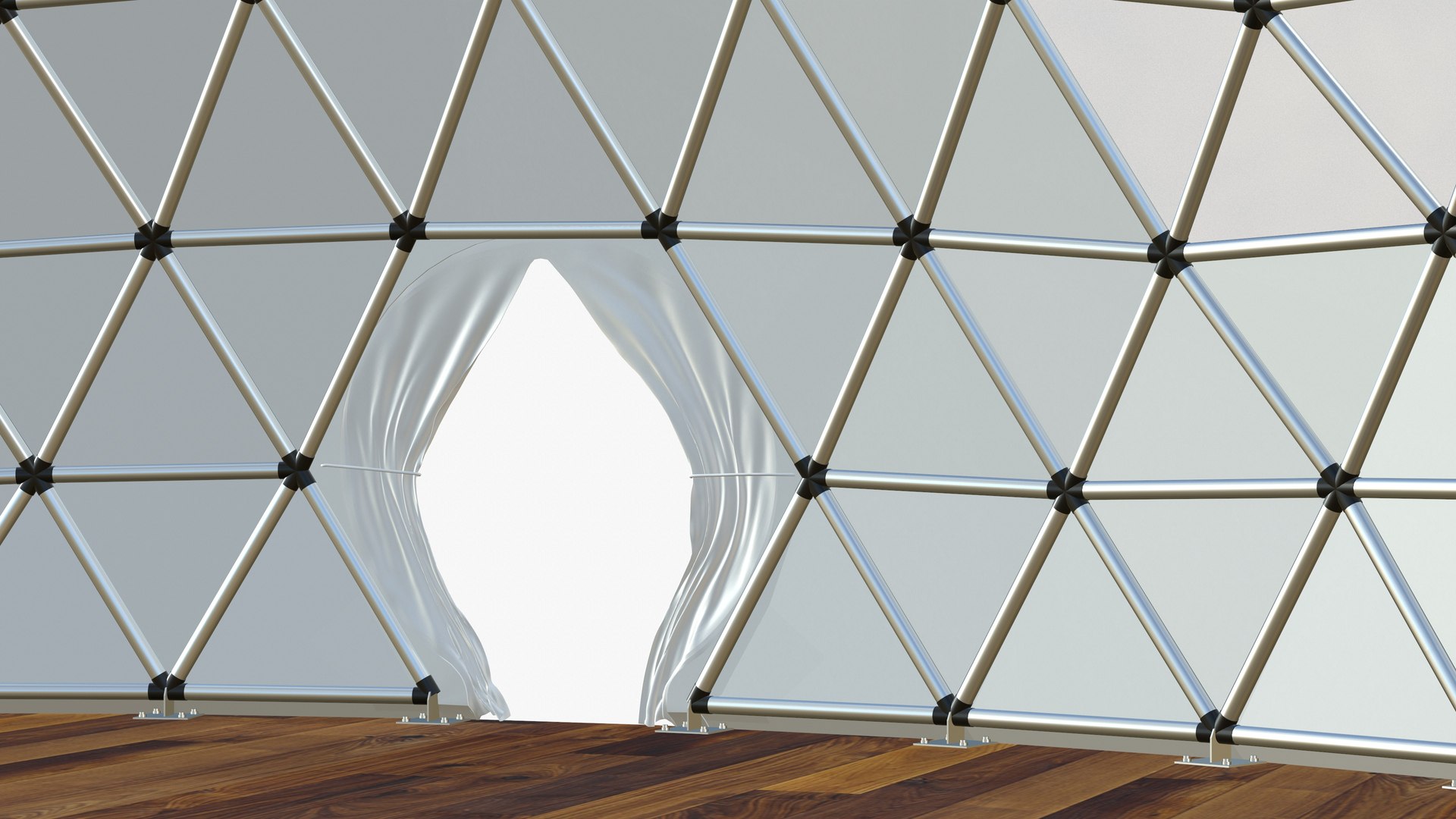 3D Geodesic Dome Tent Camping - TurboSquid 1898812