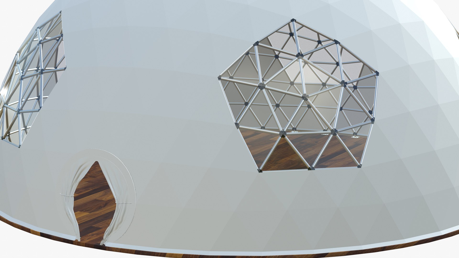 3D Geodesic Dome Tent Camping - TurboSquid 1898812