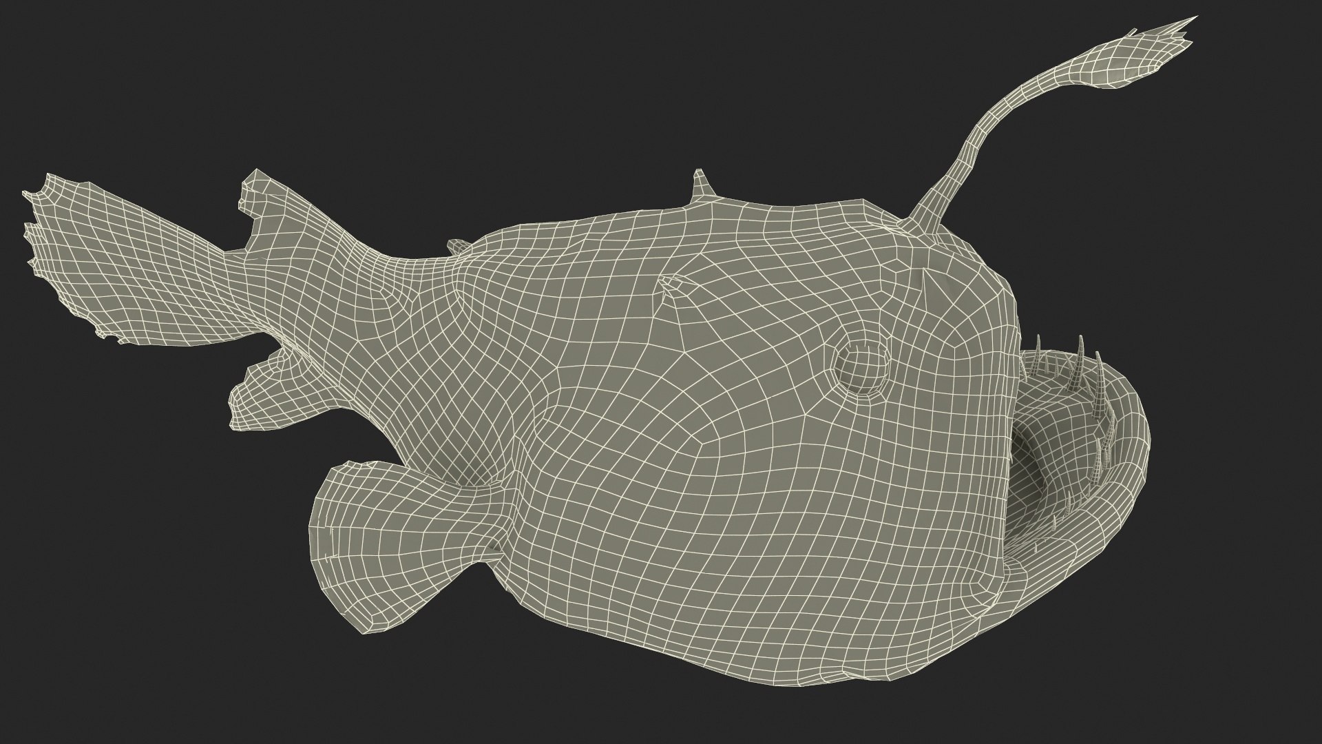 Anglerfish Rigged For Maya 3D Model - TurboSquid 2250629