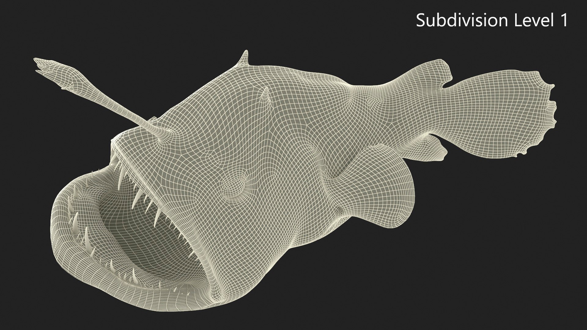 Anglerfish Rigged For Maya 3D Model - TurboSquid 2250629