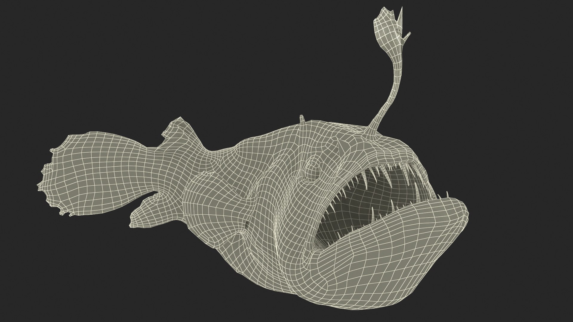 Anglerfish Rigged For Maya 3D Model - TurboSquid 2250629