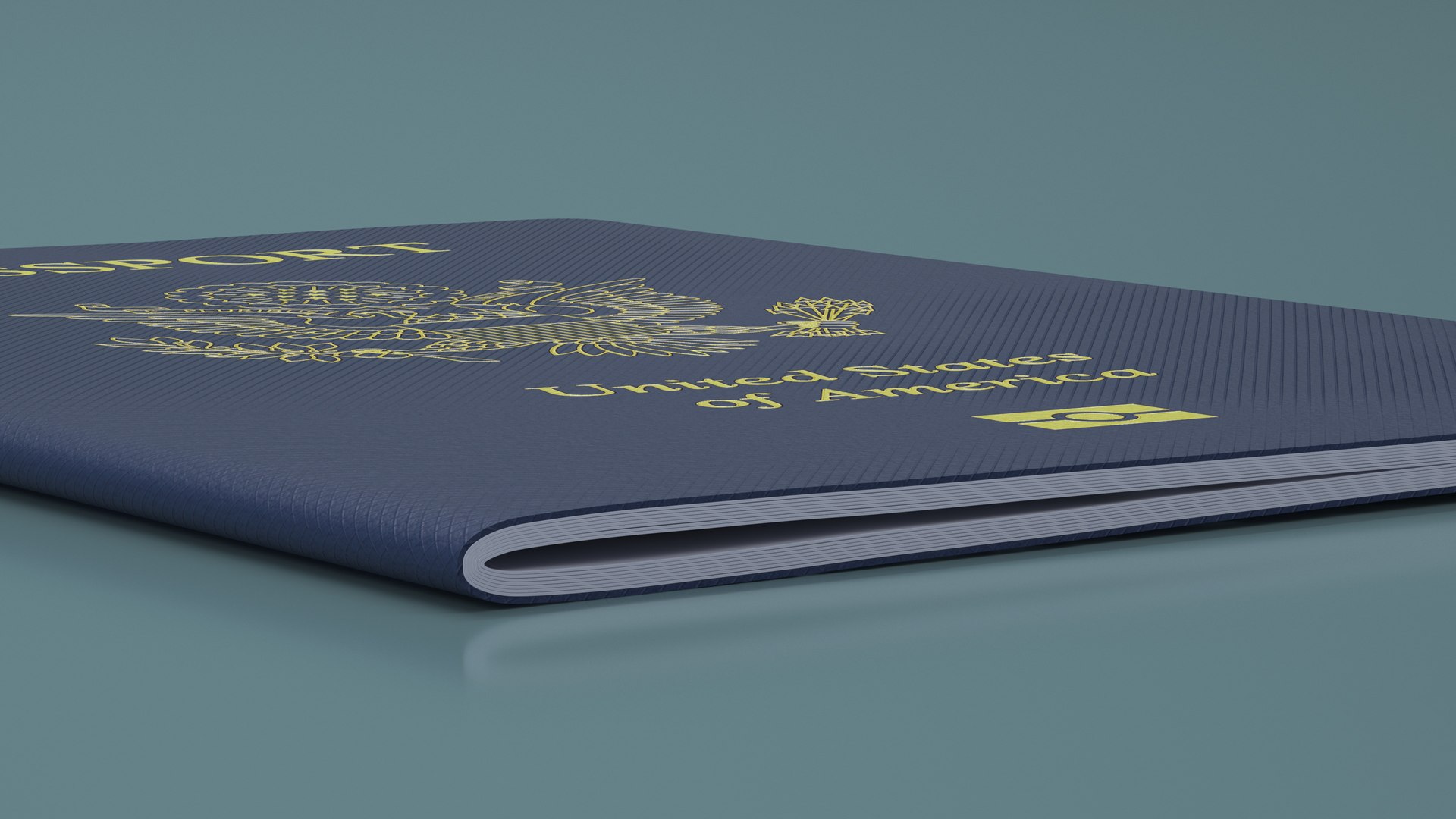 3D Model Passport Of USA - TurboSquid 2218385