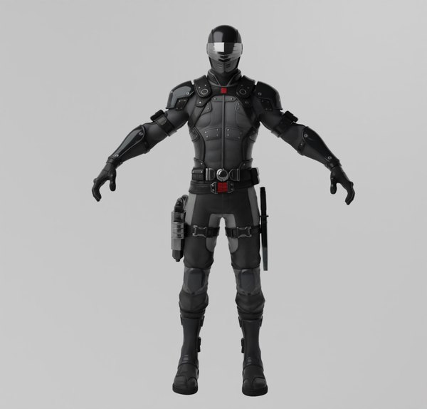 Snake Eyes Lowpoly Rigged 3D model - TurboSquid 2034083