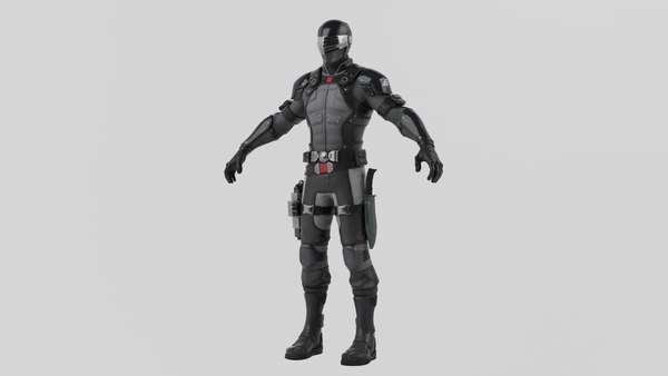 Snake Eyes Lowpoly Rigged 3D model - TurboSquid 2034083