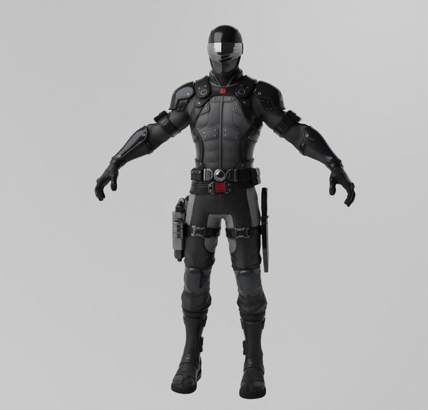 Snake Eyes Lowpoly Rigged 3D model - TurboSquid 2034083