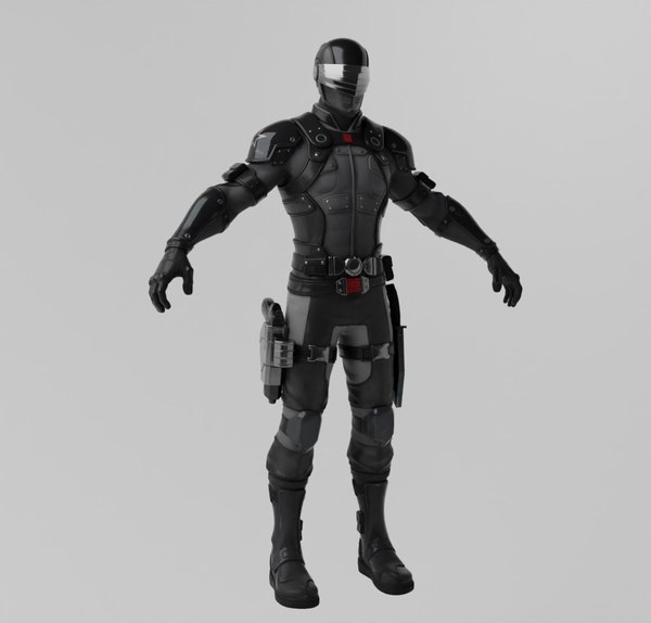 Snake Eyes Lowpoly Rigged 3D model - TurboSquid 2034083