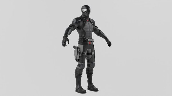 Snake Eyes Lowpoly Rigged 3D model - TurboSquid 2034083