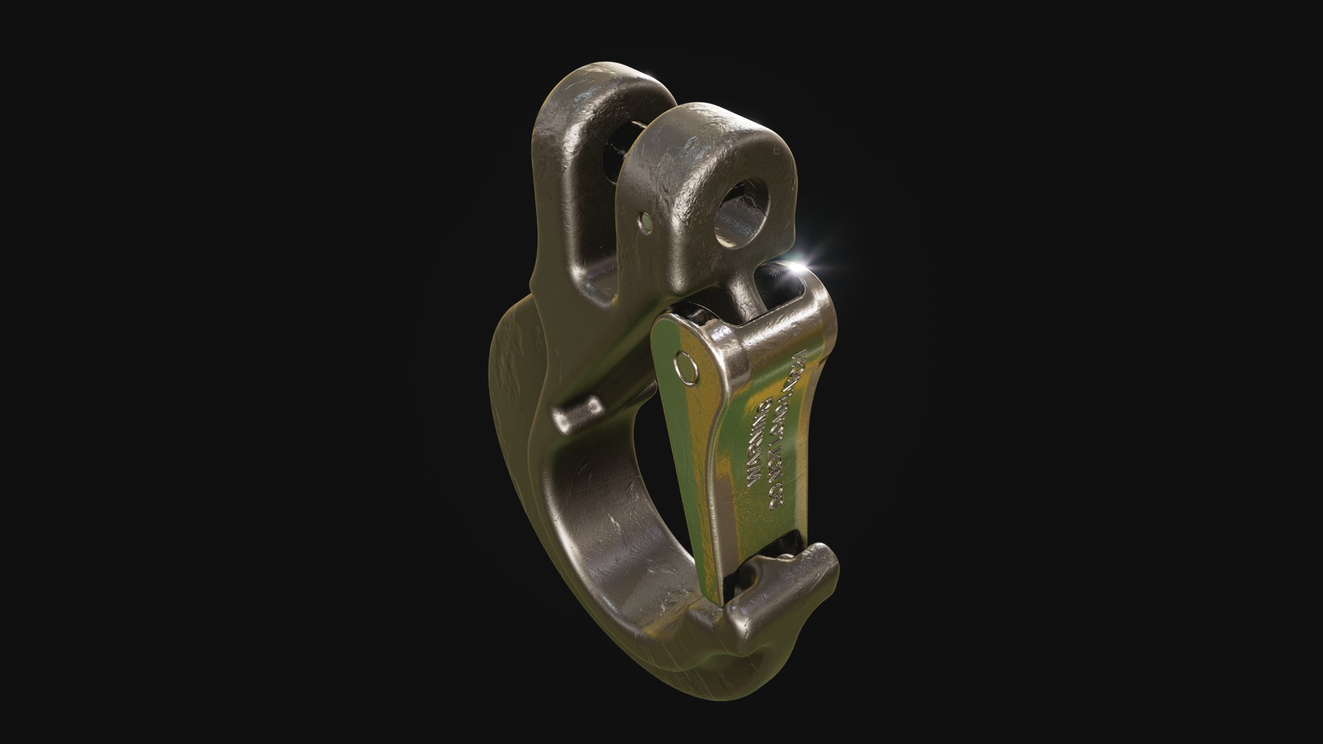 Crane Hook 3D - TurboSquid 2129090