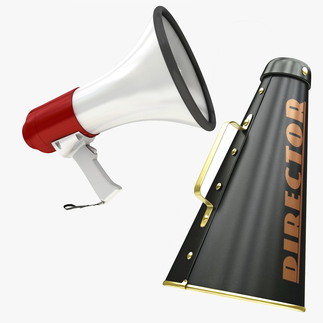 Megaphone Collection Model - TurboSquid 2232990