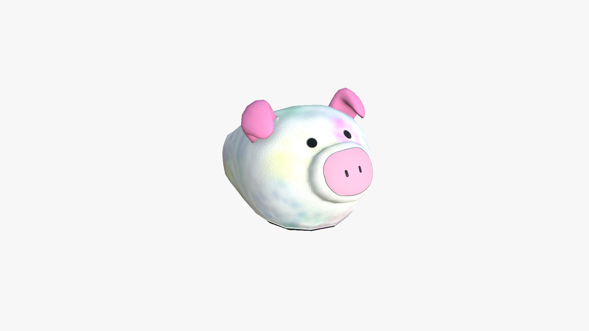3D model Slippers B10 Colored Pig - Costume Character Design ...