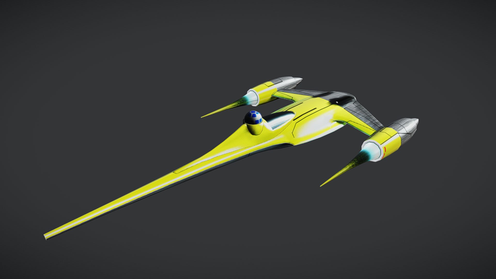 Animated Spacecraft Model - TurboSquid 2363452