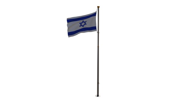 modelo 3d Bandera De Israel - TurboSquid 2097877