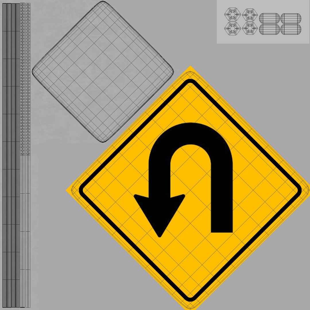 3D Traffic Sign 25 - TurboSquid 2064806