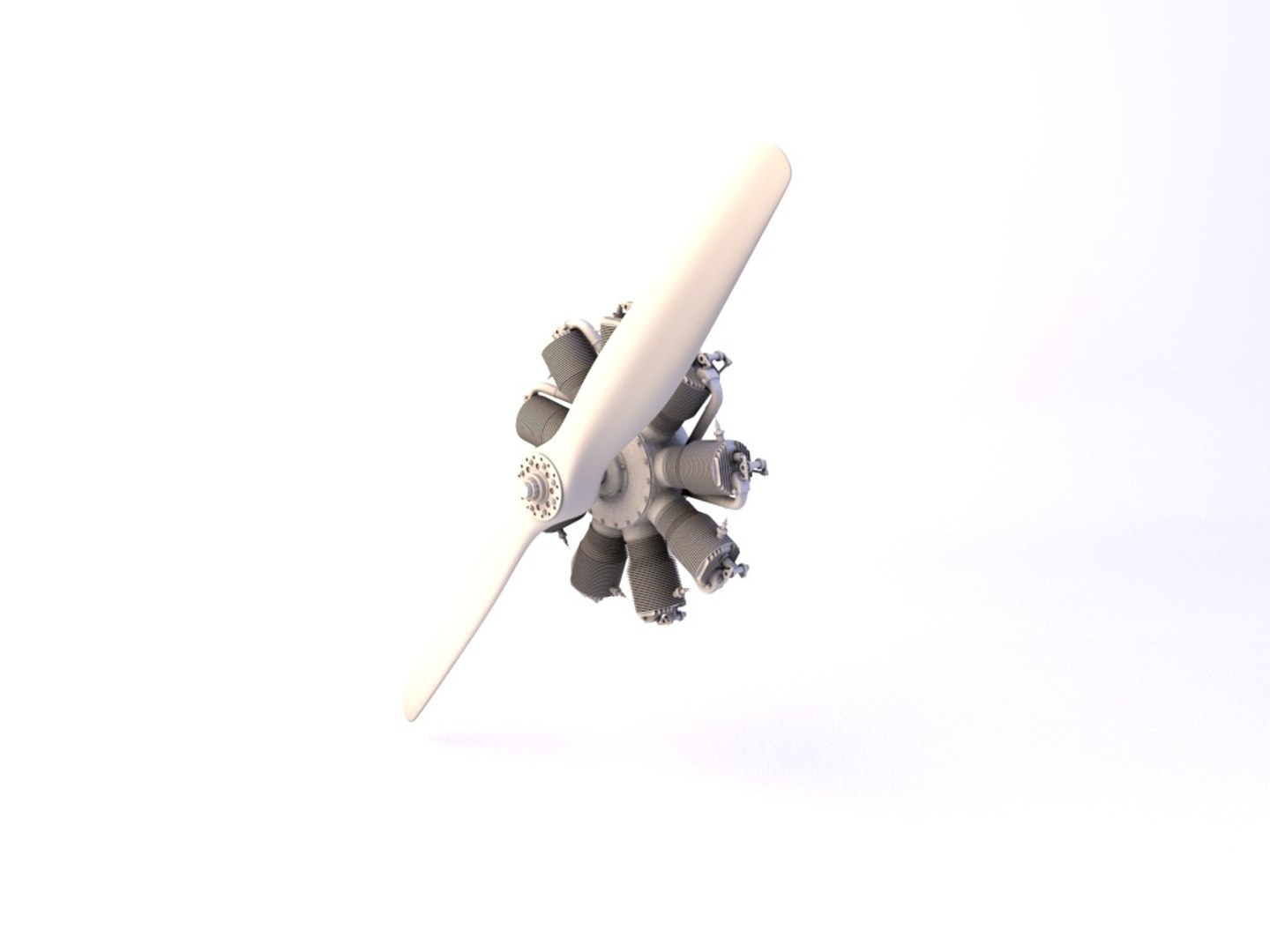 3d Fokker Engine