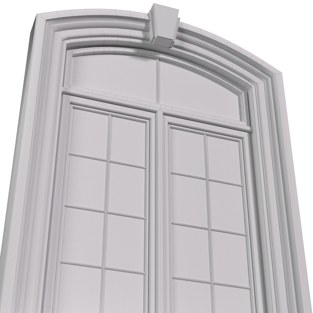 3D Arc Classical Frame Window - TurboSquid 2004778