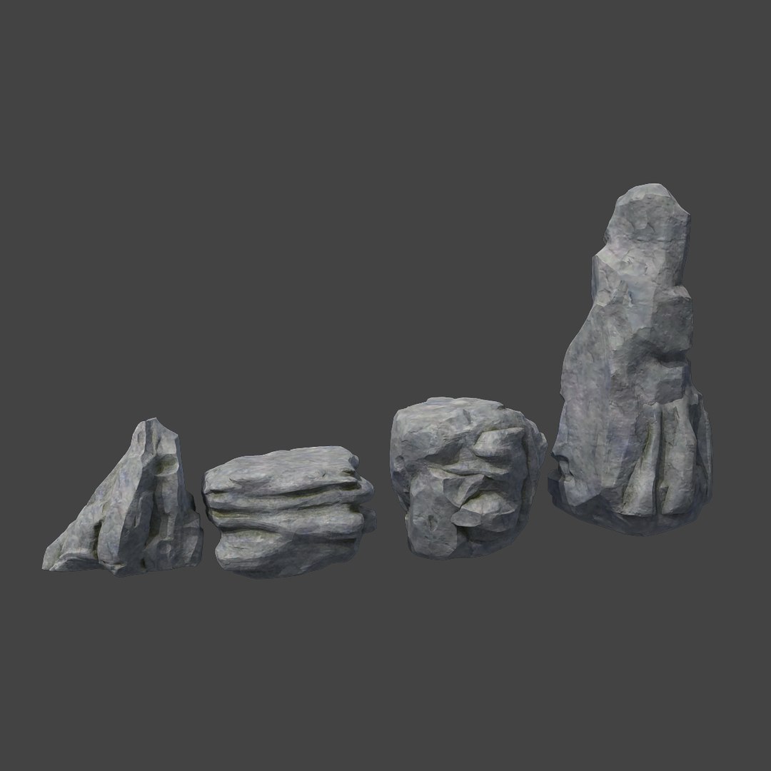 3D Model Rock Pack | 1143491 | TurboSquid