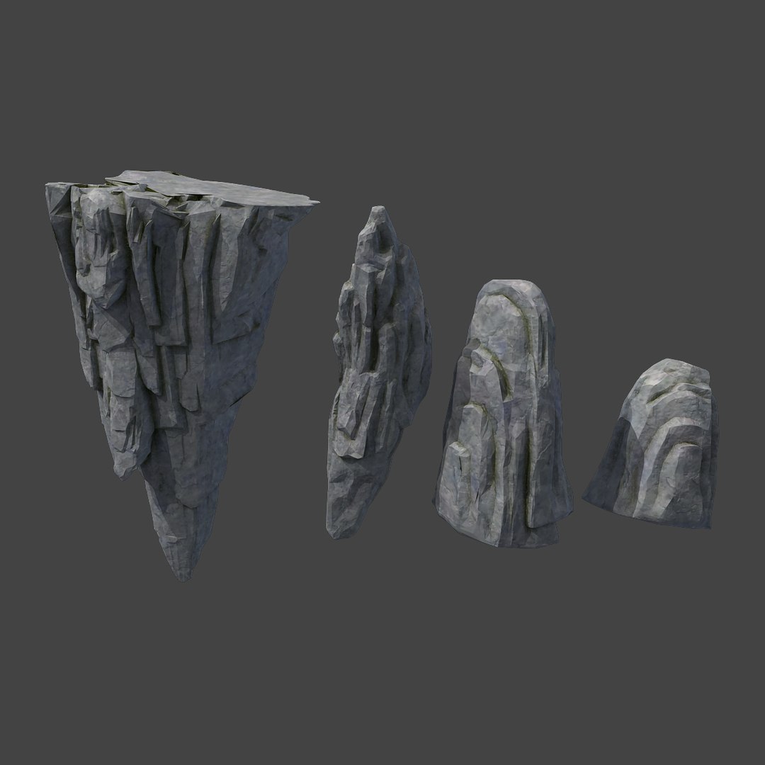3D Model Rock Pack | 1143491 | TurboSquid