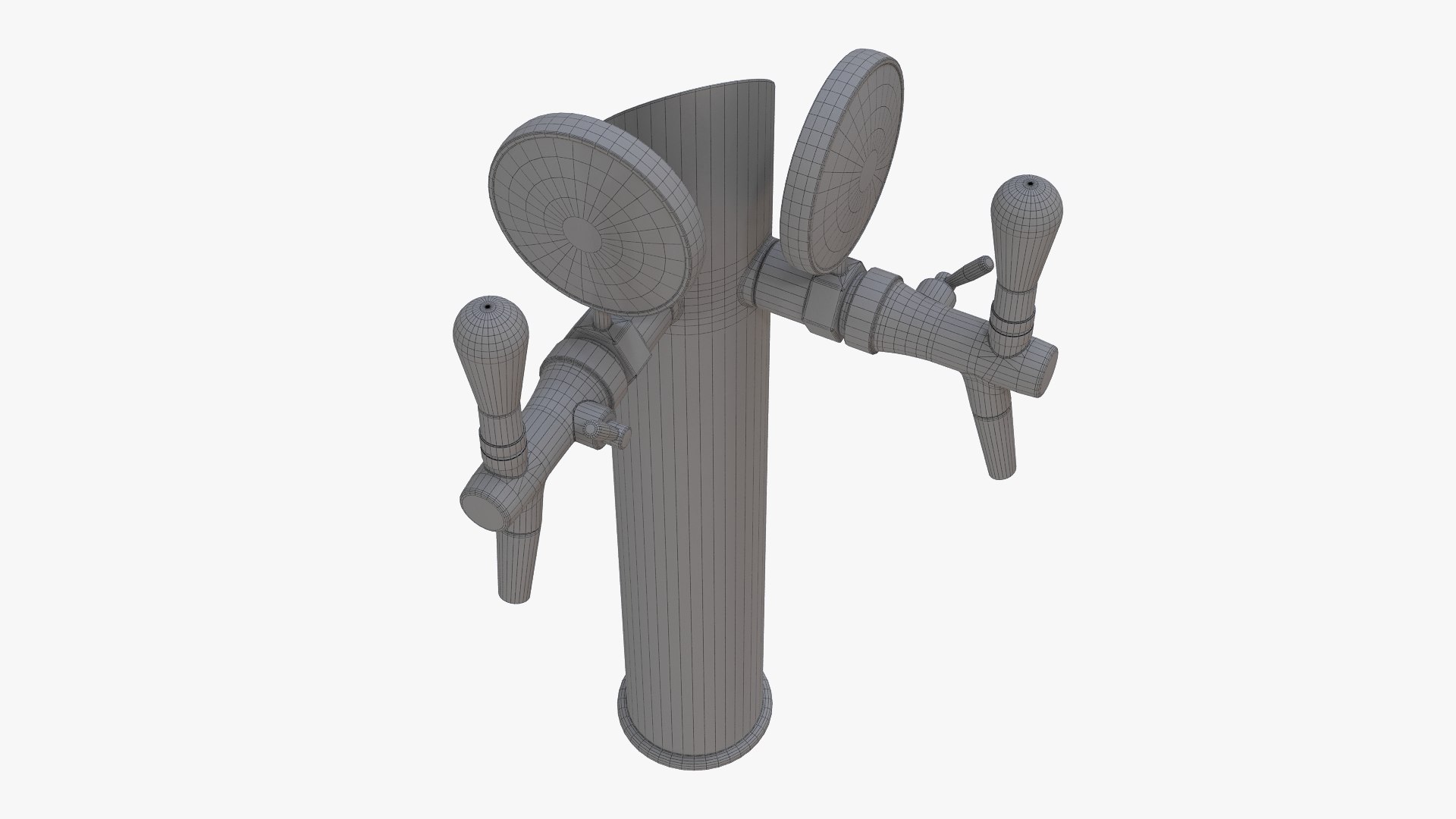 3D Beer Tower 02 Model - TurboSquid 1839074