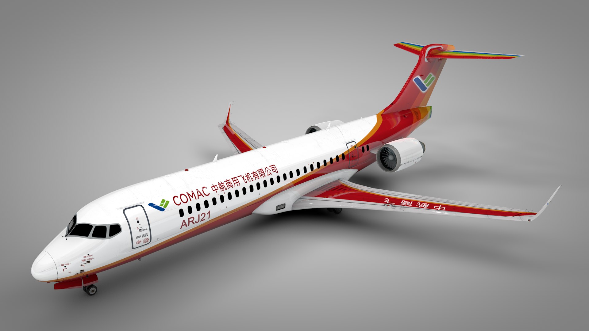 modelo 3d COMAC ARJ21-700 L1919 - TurboSquid 2019457