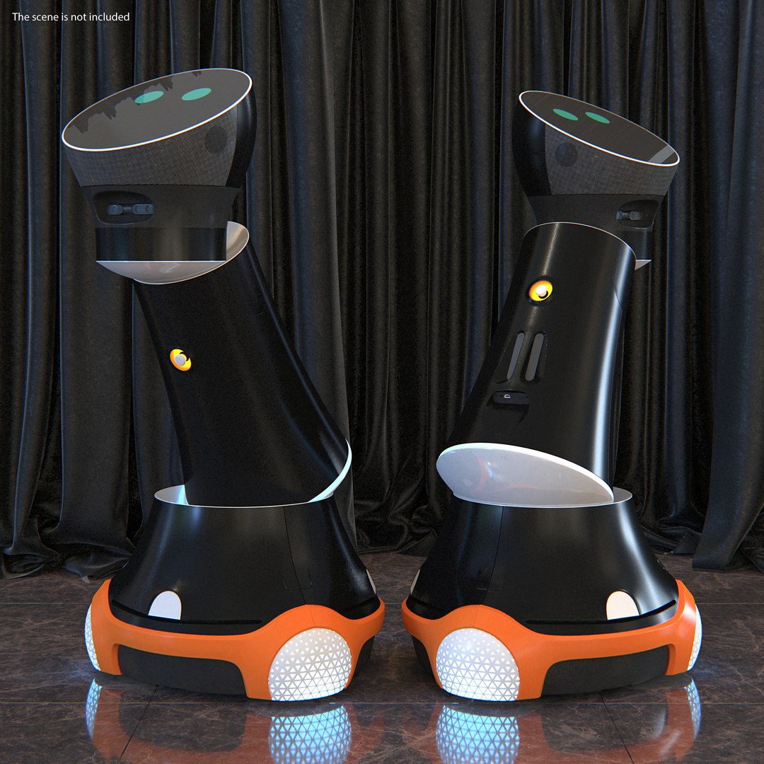 3D Service Robot Rigged Model - TurboSquid 1601980