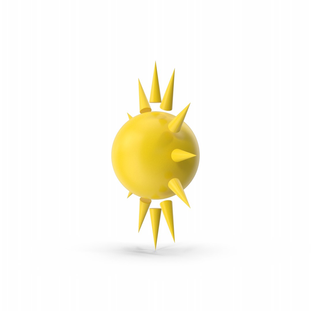 Sun Symbol 3D - TurboSquid 2262187