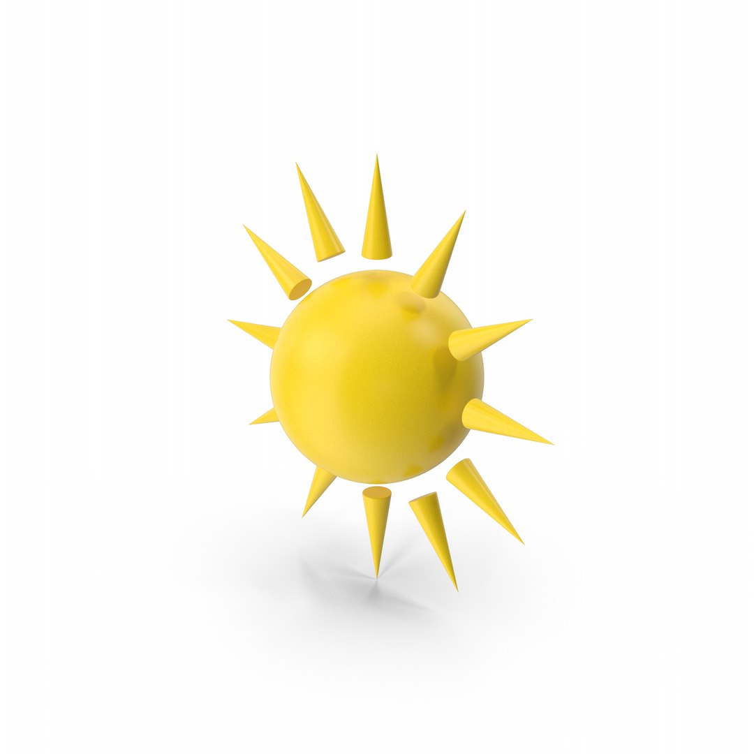 Sun Symbol 3D - TurboSquid 2262187