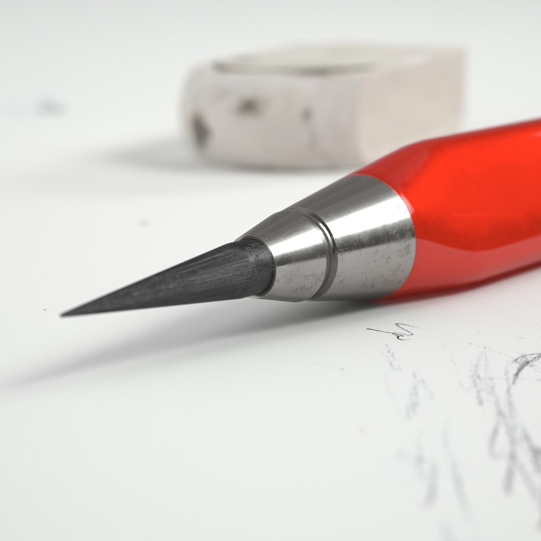 Photo Realistic Graphite Pencil 3D Model | 1145715 | TurboSquid