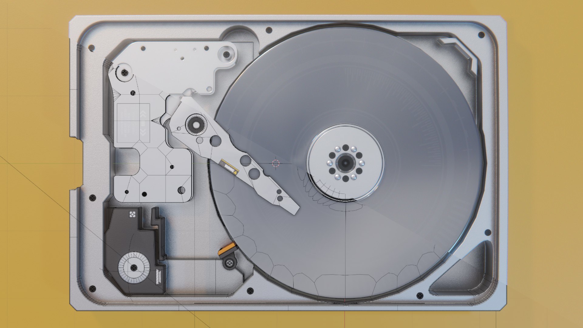 Hard Drive 3D - TurboSquid 2099744
