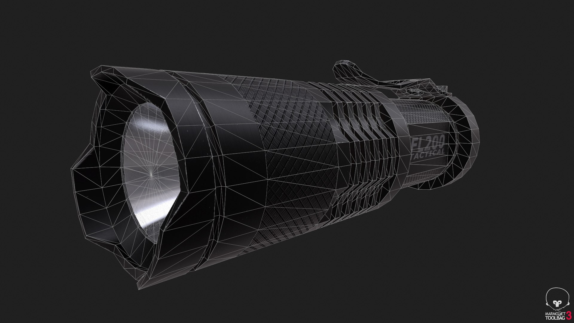 3D model tactical flashlight - TurboSquid 1255198