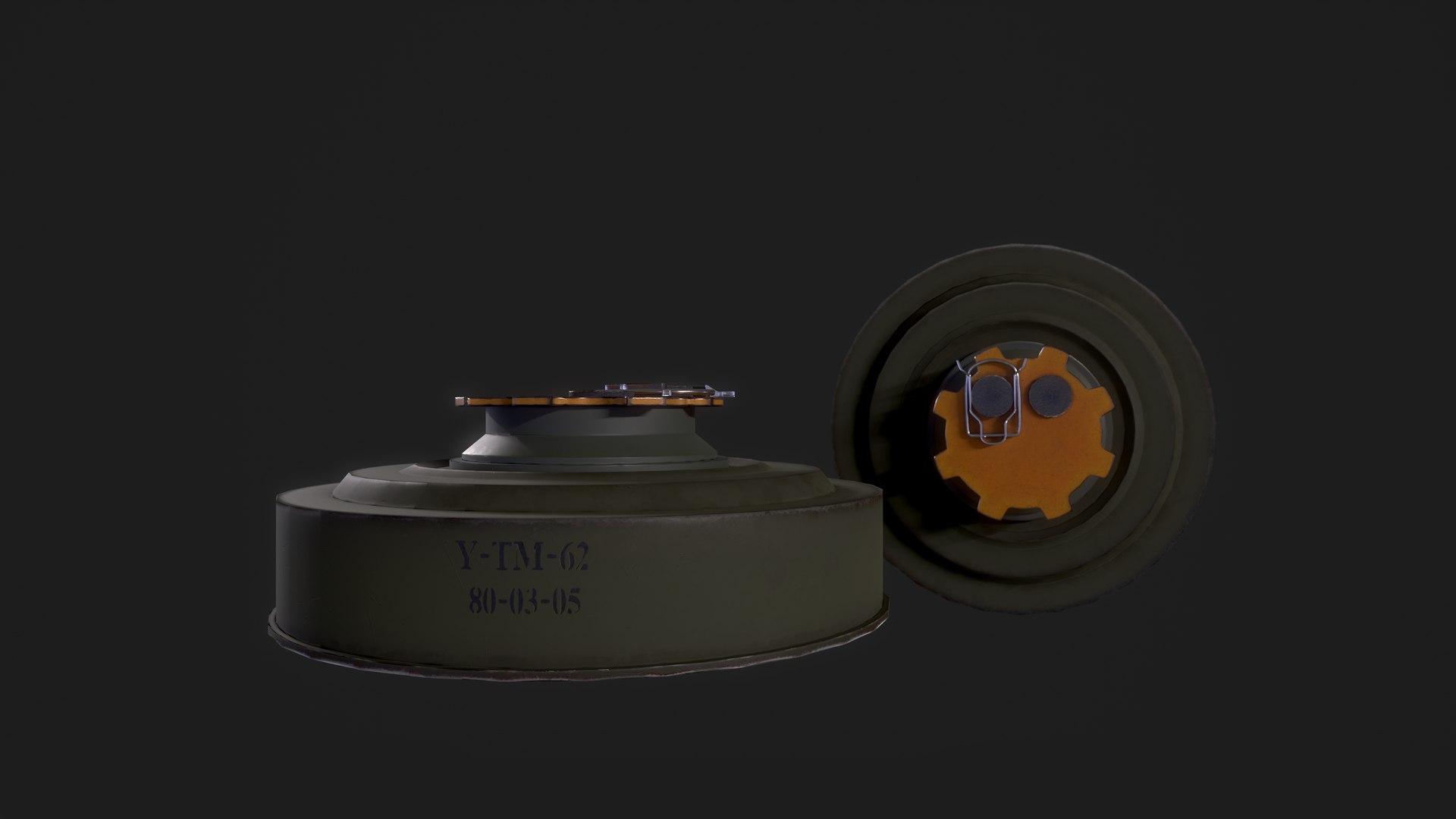 3D Soviet Anti-tank Mine TM-62M - TurboSquid 1761298
