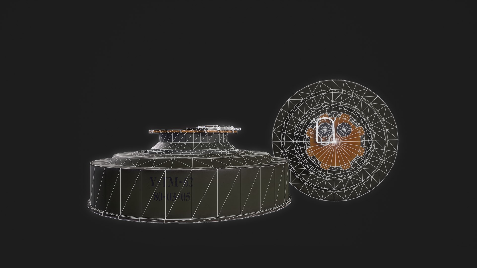 3D Soviet Anti-tank Mine TM-62M - TurboSquid 1761298