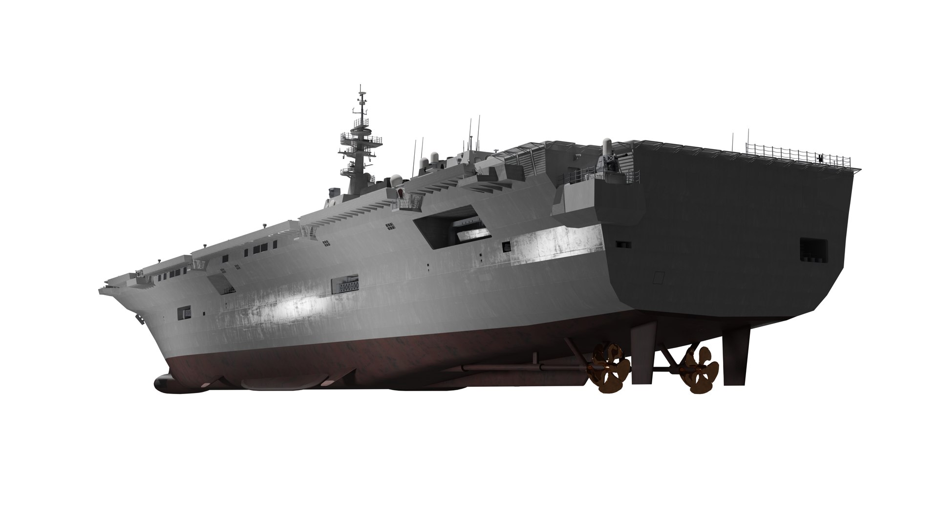 JMSDF Hyuga Class Helicopter Carrier 3D - TurboSquid 2151505