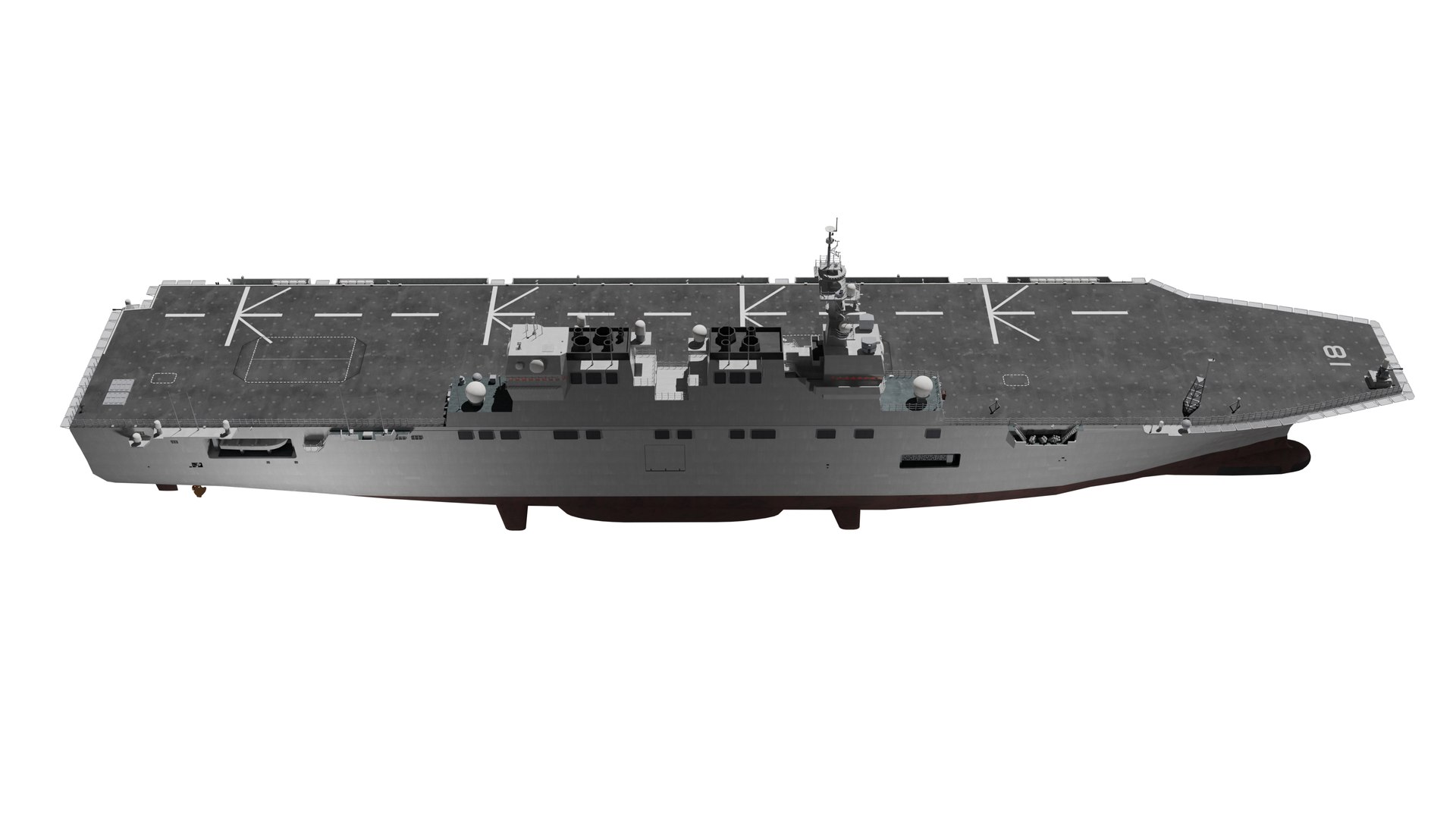 JMSDF Hyuga Class Helicopter Carrier 3D - TurboSquid 2151505