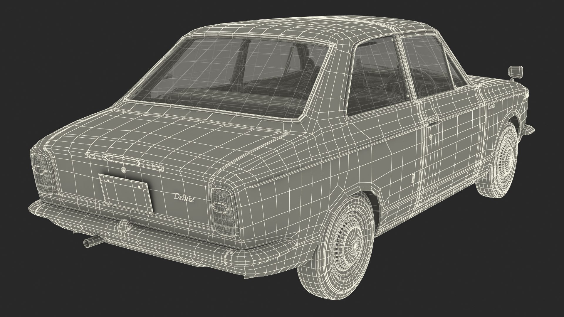 1st Gen Toyota Corolla E10 1966 White Rigged 3D model - TurboSquid 2128258