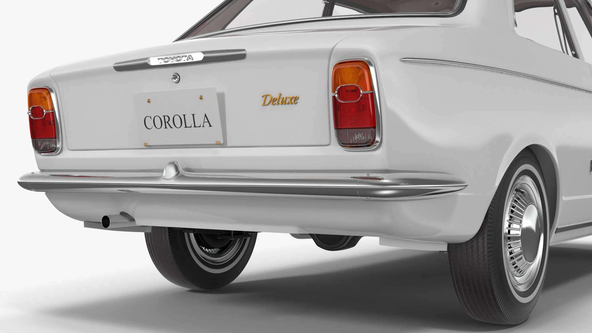 1st Gen Toyota Corolla E10 1966 White Rigged 3D Model - TurboSquid 2128258