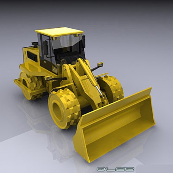 compactor industrial 3d model