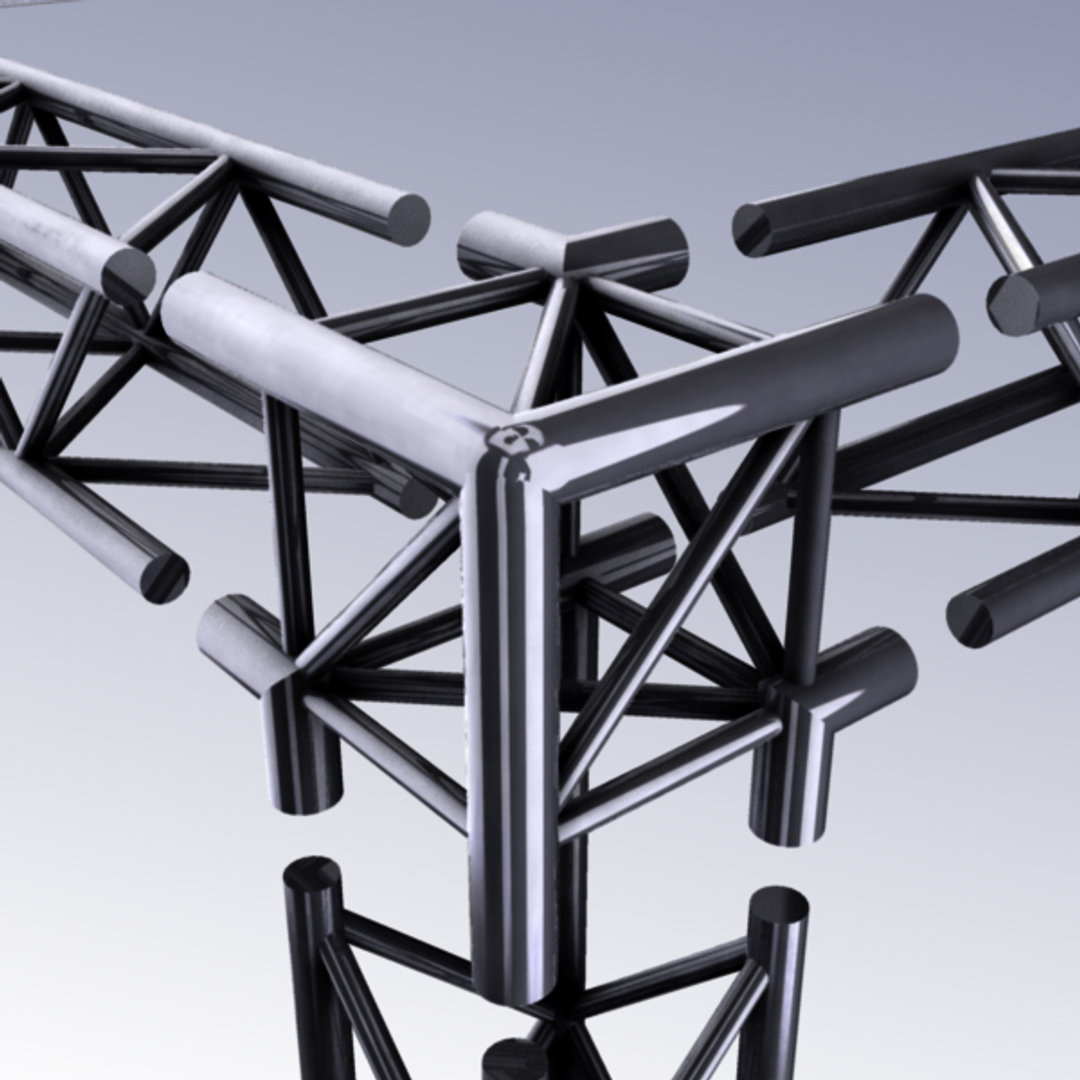 3d truss model