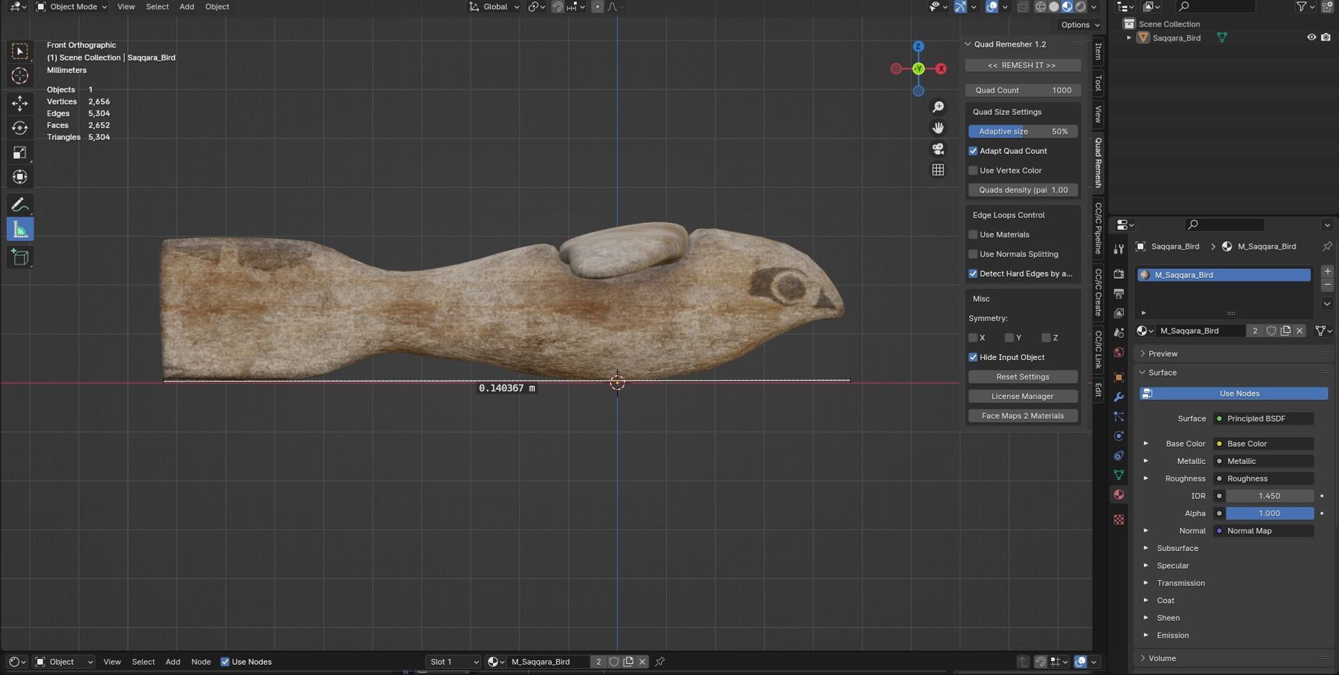 3D Model Saqqara Bird - TurboSquid 2319109