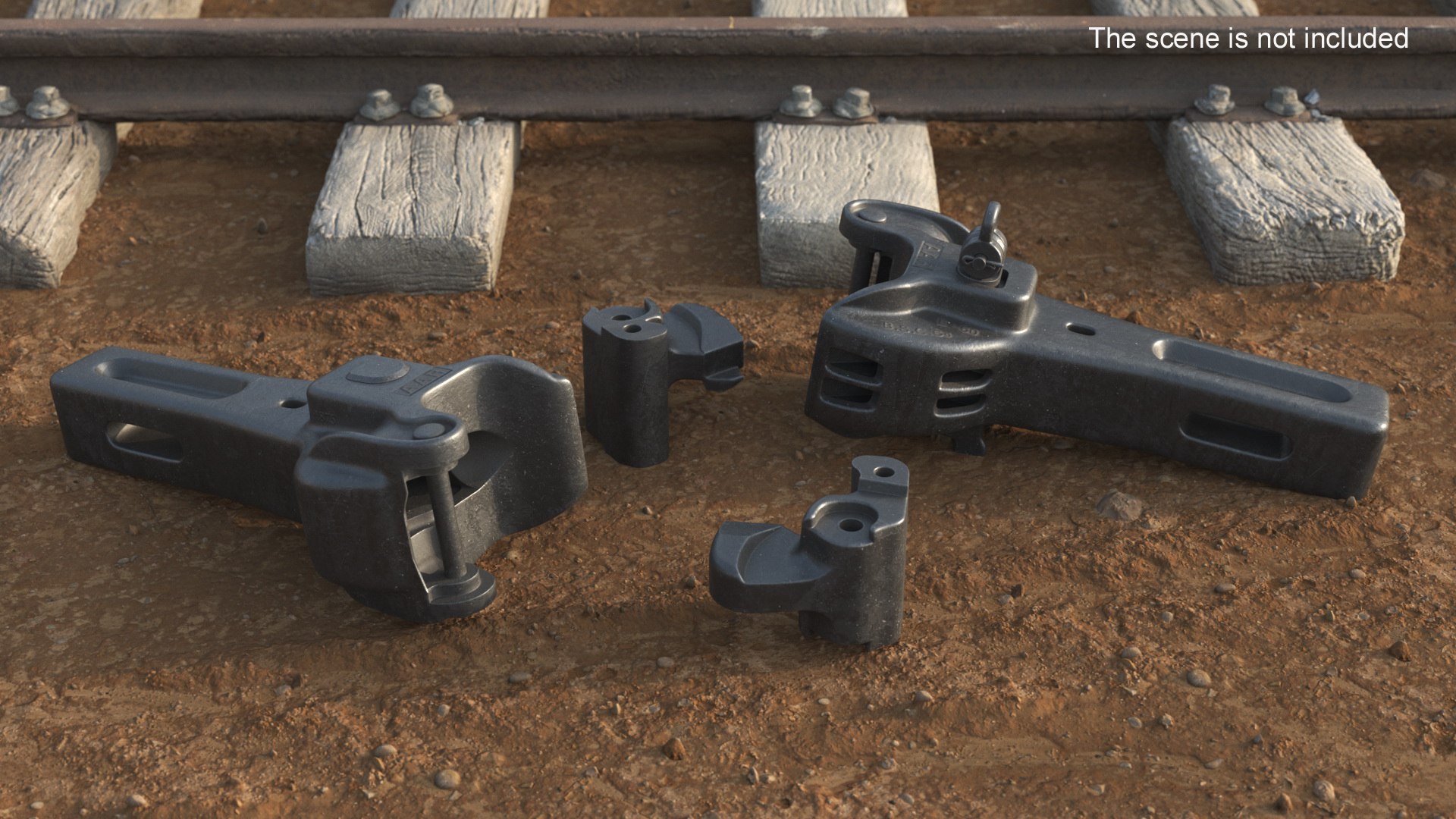 3D Model Janney Type Railway Coupler - TurboSquid 2308490